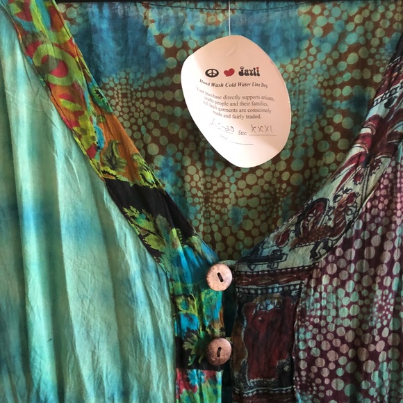 Jayli | Tops | Jayli Patchwork Duster 3x | Poshmark